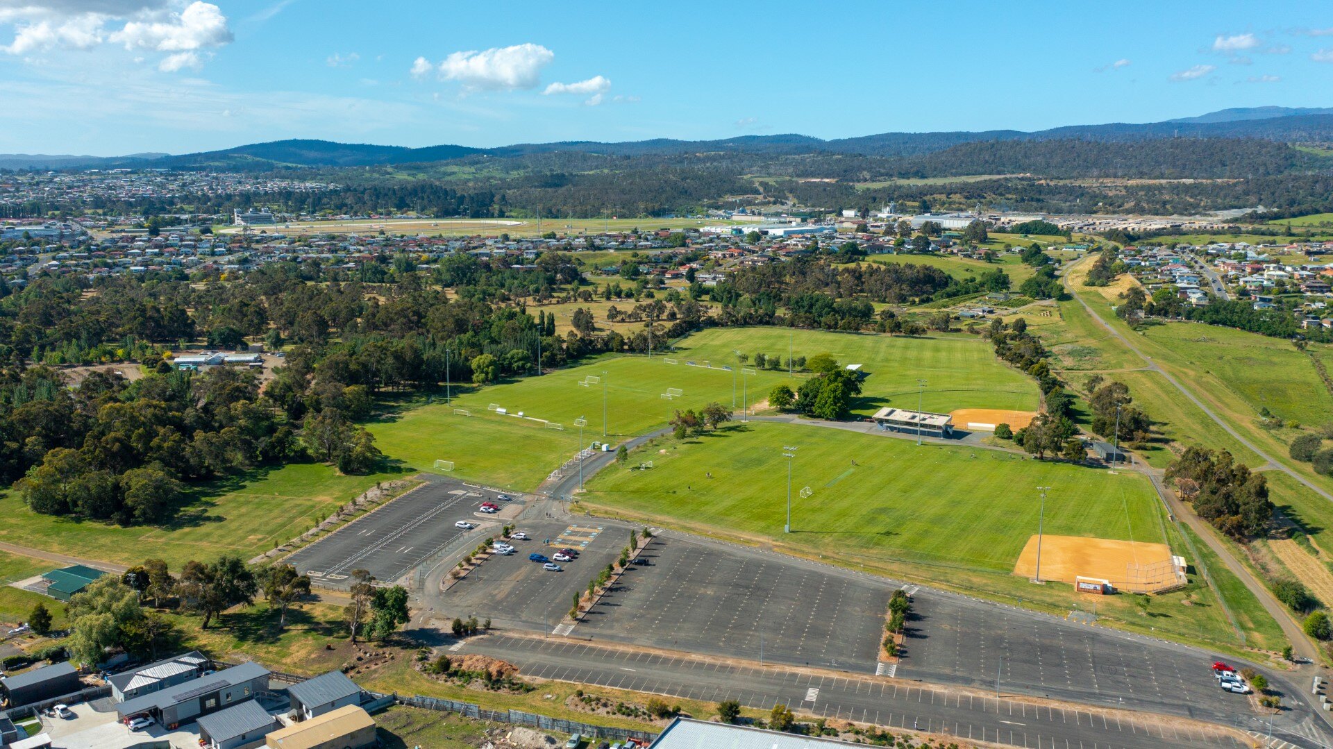 Churchill Park: fom car park to natural turf sports pitches