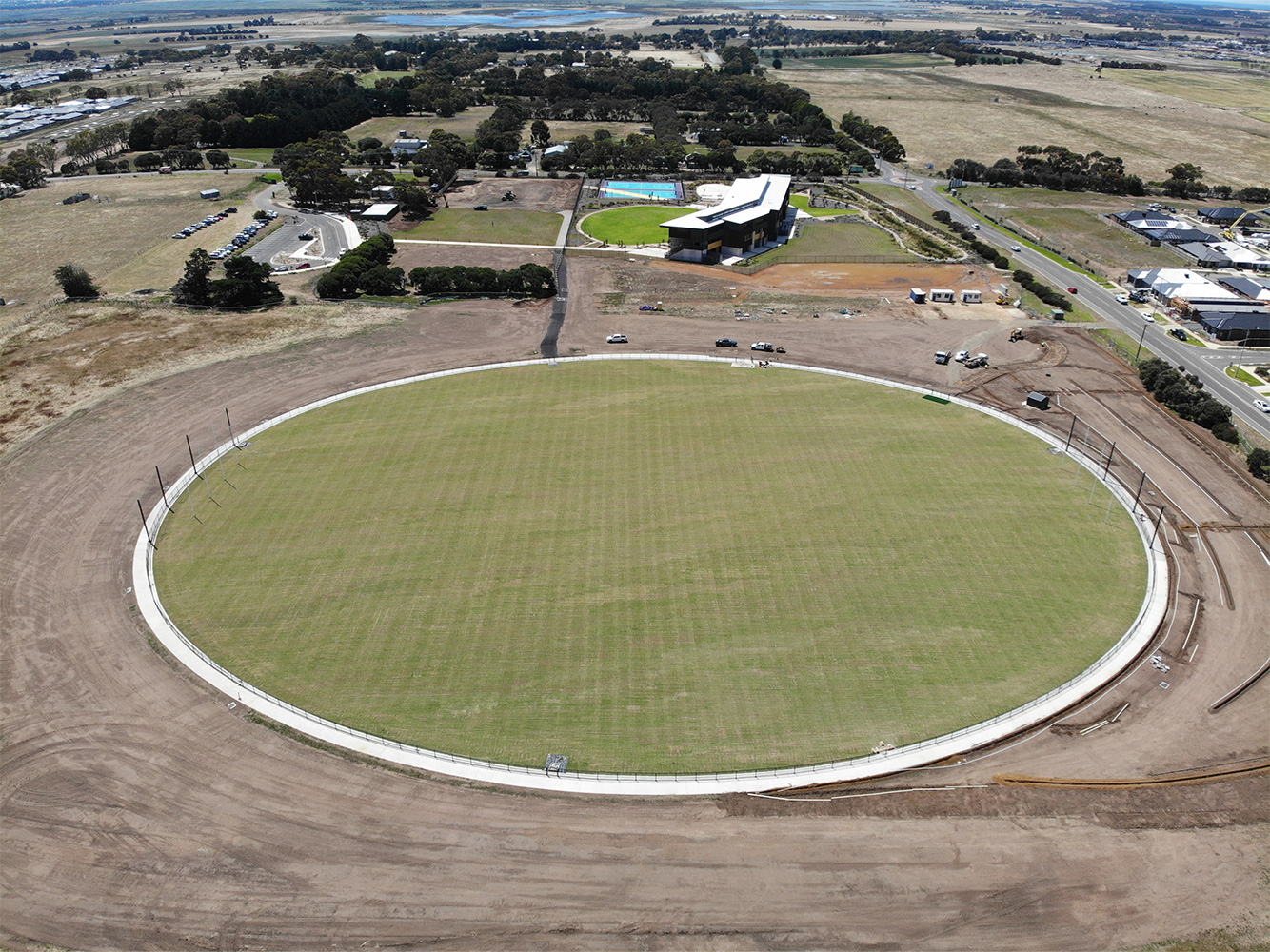 Designing a new natural turf oval for Iona College
