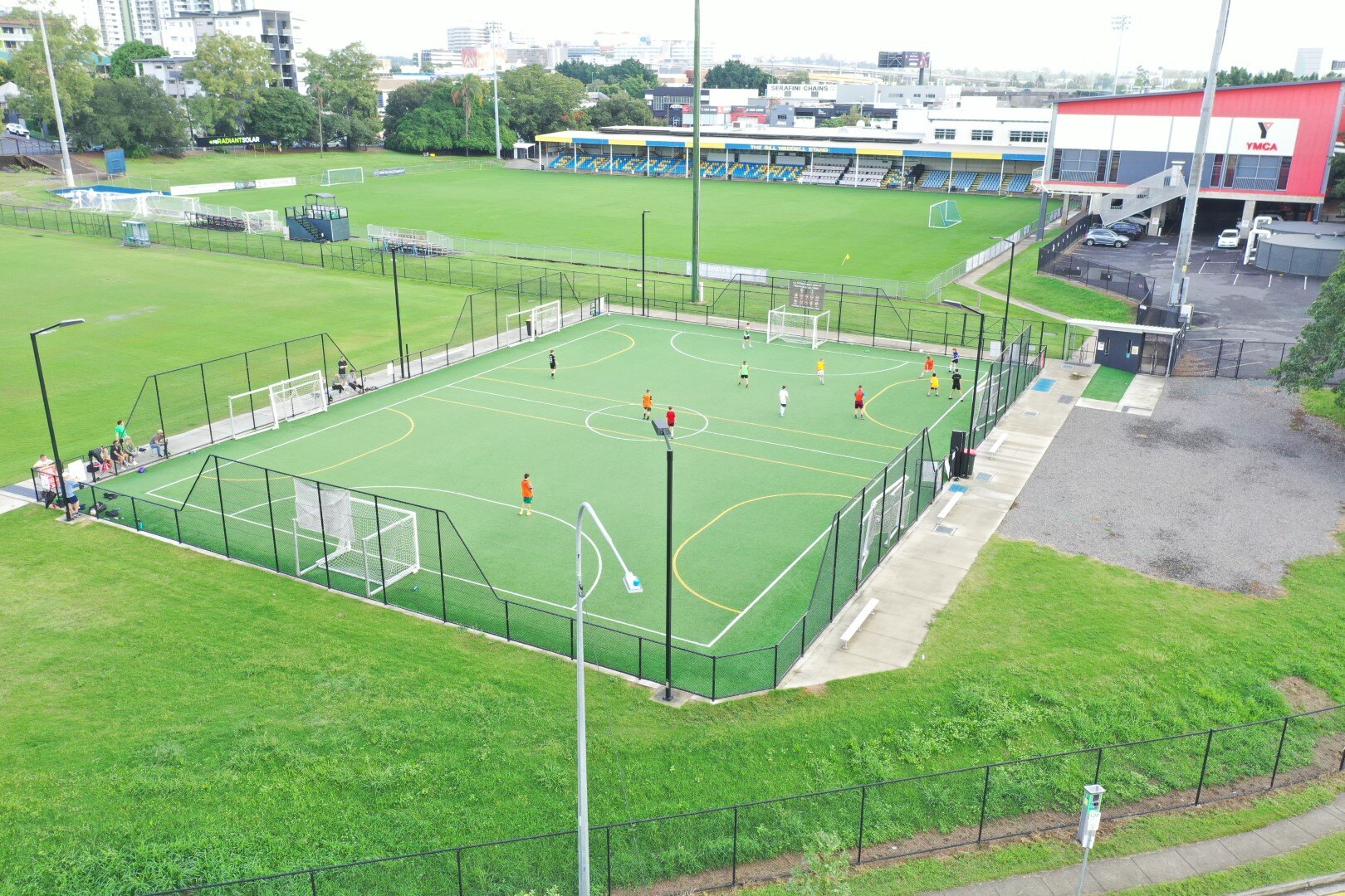 Managing site conditions for a synthetic surface at Perry Park