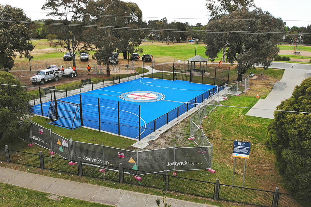 Futsal Pitch Design for Malahang Reserve by SPORTENG