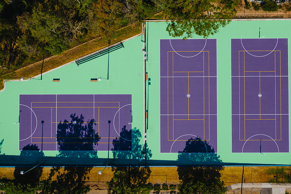Netball and tennis courts redevelopment for Melbourne Girls' College