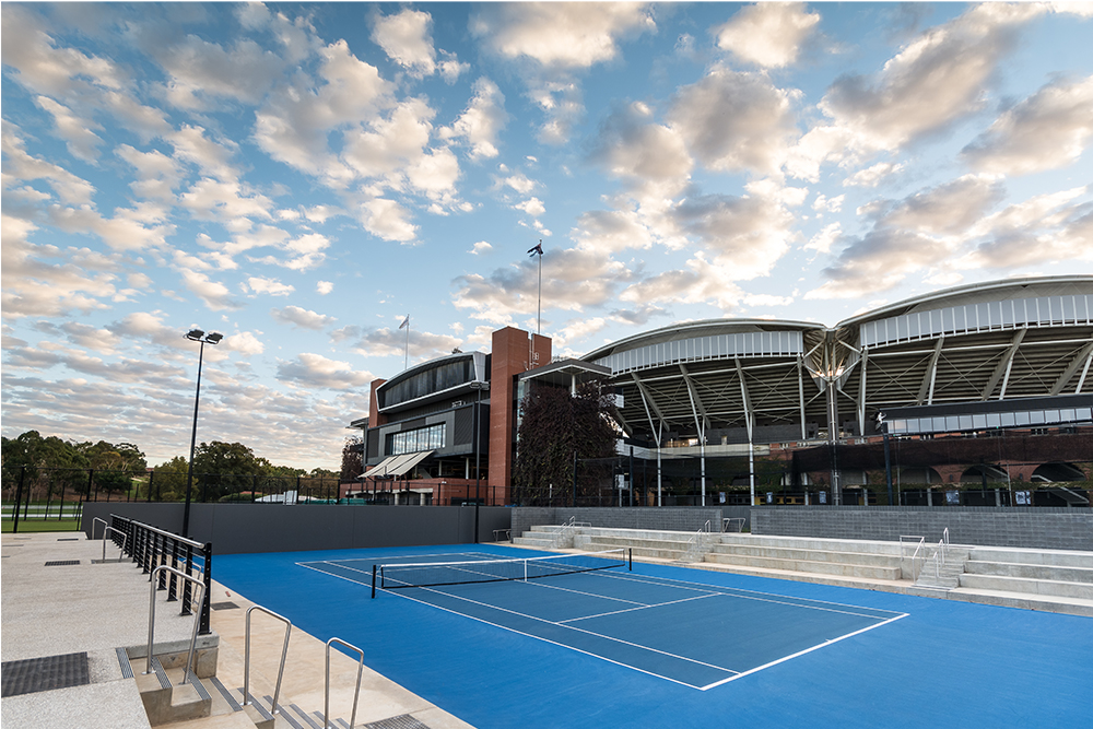 Acrylic Surfaces for Memorial Drive Tennis Club South Australia