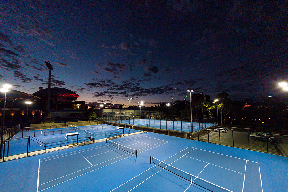 Acrylic Surfaces for Memorial Drive Tennis Club South Australia