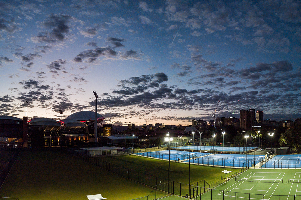 Acrylic Surfaces for Memorial Drive Tennis Club South Australia