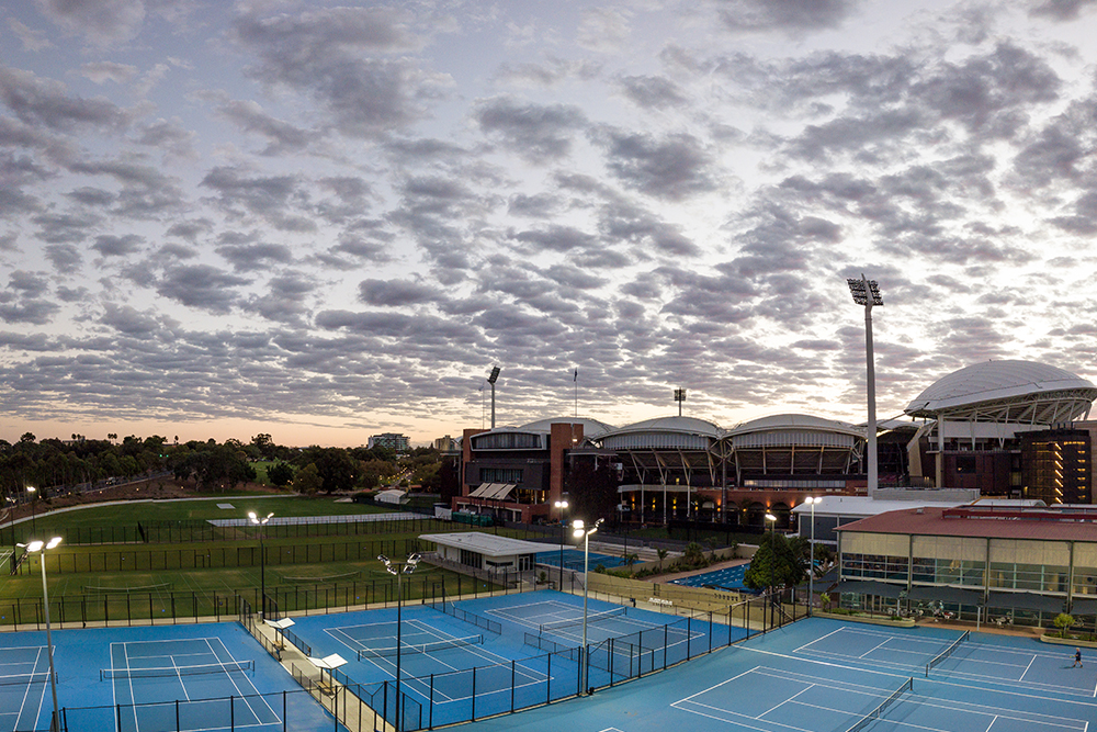 Acrylic Surfaces for Memorial Drive Tennis Club South Australia