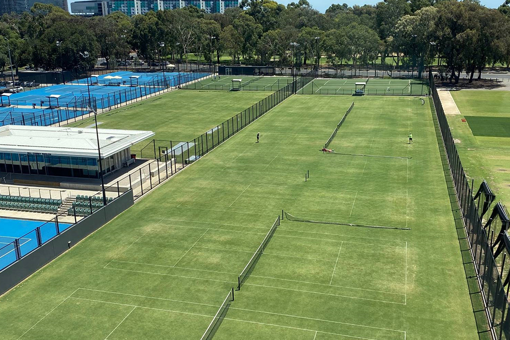 Acrylic Surfaces for Memorial Drive Tennis Club South Australia